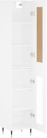Skříň highboard bílá 34,5 x 34 x 180 cm kompozitní dřevo 3200369