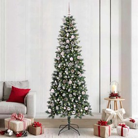 Umělý vánoční stromeček Zelená 240 cm PVC, plast a ocel 3395846