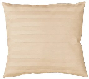Dadka Povlak na polštář atlas grádl béžový proužek 2 cm 40x50 cm