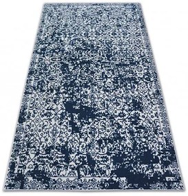 koberec SENSE Micro 81260 VINTAGE bílý/modrý velikost 200x290 cm | krásné koberce cz