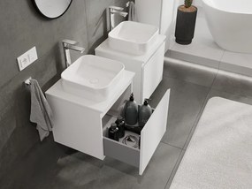 Mexen Orio, koupelnová skříňka 50 cm, 1 zásuvka, bílá matná, 91A10-05047-1-BF01