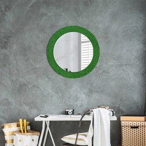 Kulaté dekorativní zrcadlo Zelená tráva fi 60 cm