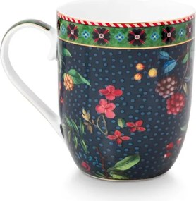 Pip Studio Berry Blues sada 2ks hrnků 180ml, modrá (Sada 2ks hrnků 180ml)