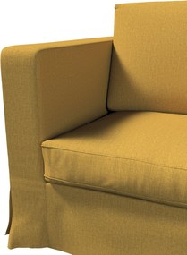 Potah na pohovku IKEA  Karlanda 3-místná nerozkládací, dlouhý barva žlutá látka pletený vzor