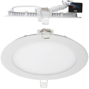 LEDSVITI Panelové svítidlo do sádrokartonu 166mm 12W teplá-bílá