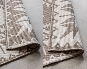 ELLE Decoration, Kusový koberec Gemini 106021 Linen z kolekce Elle – na ven i na doma, 80x150, béžová, chodba / předsíň