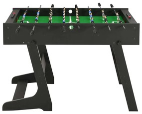 Skládací stolní fotbal 121 x 61 x 80 cm černý,  91938