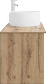 Sada koupelnového nábytku 2 ks Dub artisan Kompozitní dřevo 3403927