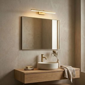 Toolight Rea, Koupelnové nástěnné LED svítidlo SWE008-1W 58cm BRUSH GOLD, OSW-20107