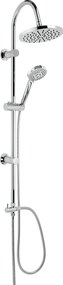 Novaservis Sprchové soupravy - Sprchová souprava, horní a ruční sprcha s držákem a hadicí, výška 1060 mm, chrom, SET030,0