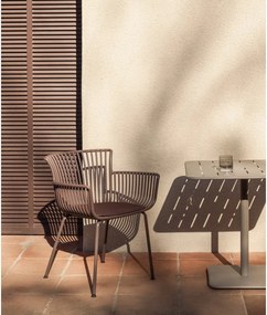 Hnědá zahradní židle Surpika – Kave Home