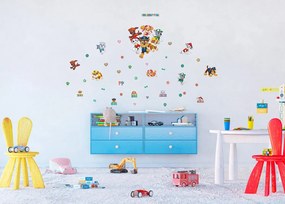 Dětská samolepka na zeď Tlapková Patrola Přátelé | 42.5 x 65 cm | DDKM1661