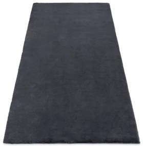 Kusový koberec BUNNY tmavě šedý