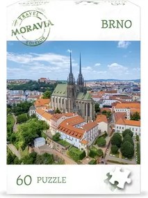 DINO Puzzle Turistická edice Brno / 60 dílků / 23,5 × 21,5 cm