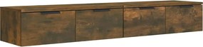 Nástěnné skříňky 2 ks kouřový dub 68x30x20 cm kompozitní dřevo 3115897