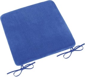 Bellatex Sedák hladký Korall micro 40x40 cm modrá
