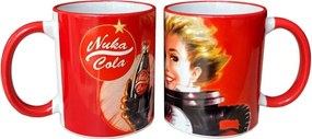 DEVplus Hrnek Fallout - Nuka Cola Ad 325 ml Bílá/Červená
