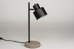 Stolní designová černá lampa Belava