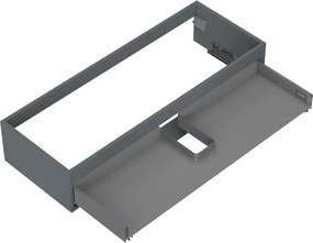 Mexen Box-A, závěsná skříňka 120 cm, 1 zásuvka, grafitová matná, 91AX0-1200-235-1-66