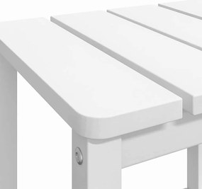 Zahradní stolek Adirondack bílý 38 x 38 x 46 cm HDPE 318641
