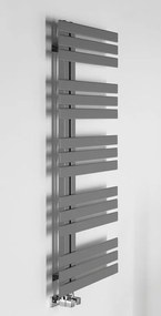 Sapho Silvana koupelnový radiátor 500 x 1236 mm středové metalická stříbrná IR153
