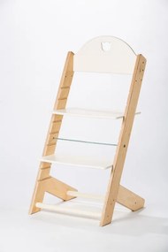 Lucas Wood Style rostoucí židle MIXLE -  přírodní/béžová rostoucí židle MIXLE: bez motivu