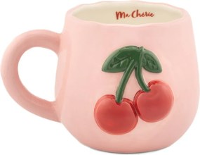 Světle růžový hrnek Cherry – Sass &amp; Belle