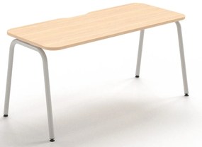 NARBUTAS - Stůl ROUND se zaoblenými rohy 160x70 - posuvná deska