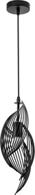 Toolight - Stropní svítidlo 1xE27 60W APP977-1CP, černá, OSW-06989