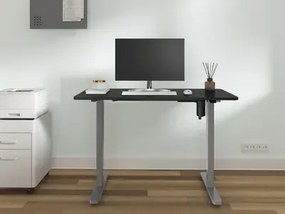 Equip Elektricky nastavitelný stůl černá / Stůl / elektrický zdvih / n