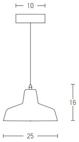 Zambelis 1655 - Lustr na lanku 1xE27/40W/230V