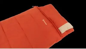 Outwell Contour Lux (Levý zip) červená / Spací pytel