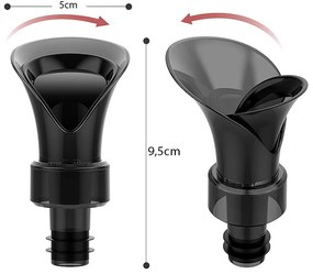 Verk Group Alkoholový piják na víno láhev 2 v 1
