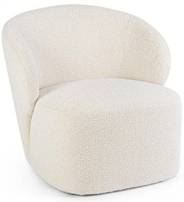 BIZZOTTO Bílé křeslo BABILA 0748336