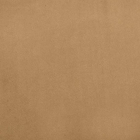Pelíšek pro psy hnědý 100 x 54 x 33 cm samet 171986