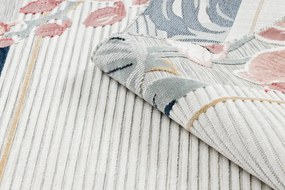 Dywany Łuszczów, Kusový koberec Botanic 65240 Flamingo grey – na ven i na doma, 157x220, vícebarevná, chodba / předsíň