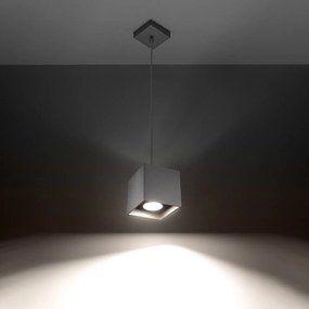 Sollux Lighting Závěsné svítidlo QUAD 1 šedé