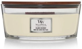 Svíčka woodwick island coconut hearthwick candle 453,6 g