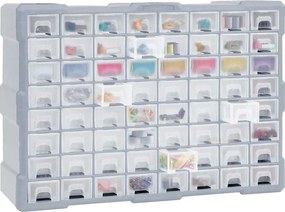Organizér se 64 zásuvkami 52 x 16 x 37,5 cm 147580