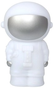 A Little Lovely Company Dětská LED lampička Astronaut, bílá barva, plast