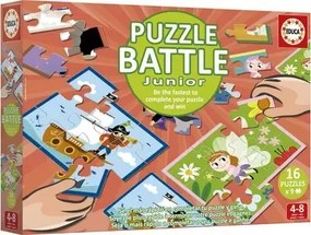 EDUCA Puzzle bitva Fantazie / 16x9 dílků / od 4 let