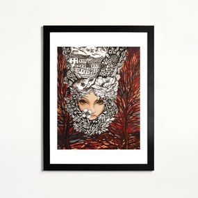 Yulia Novikova | Vnitřní krajina Rám: Černý, Velikost: 40 x 30 cm