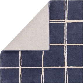 Modrý ručně tkaný vlněný koberec 160x230 cm – Asiatic Carpets