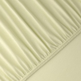 Florella Prostěradlo Solit Jersey Minze, 180-190x200 cm