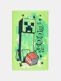 Sinsay - Bavlněný ručník Minecraft - zelená