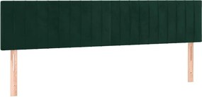 Box spring postel s matrací tmavě zelená 120x190 cm samet 3270484