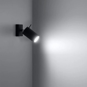 Sollux Lighting Nástěnné svítidlo RING černé