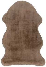 Kusový koberec Lalee Hides Cosy 500 taupe - 60 x 90 cm