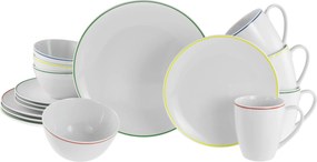 XXXLutz KOMBINOVANÁ SOUPRAVA Luna Color Line 16dílné Creatable - Online Only nádobí - 007768059002
