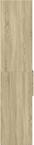 Skříň highboard dub sonoma 50 x 42,5 x 185 cm kompozitní dřevo 3281457